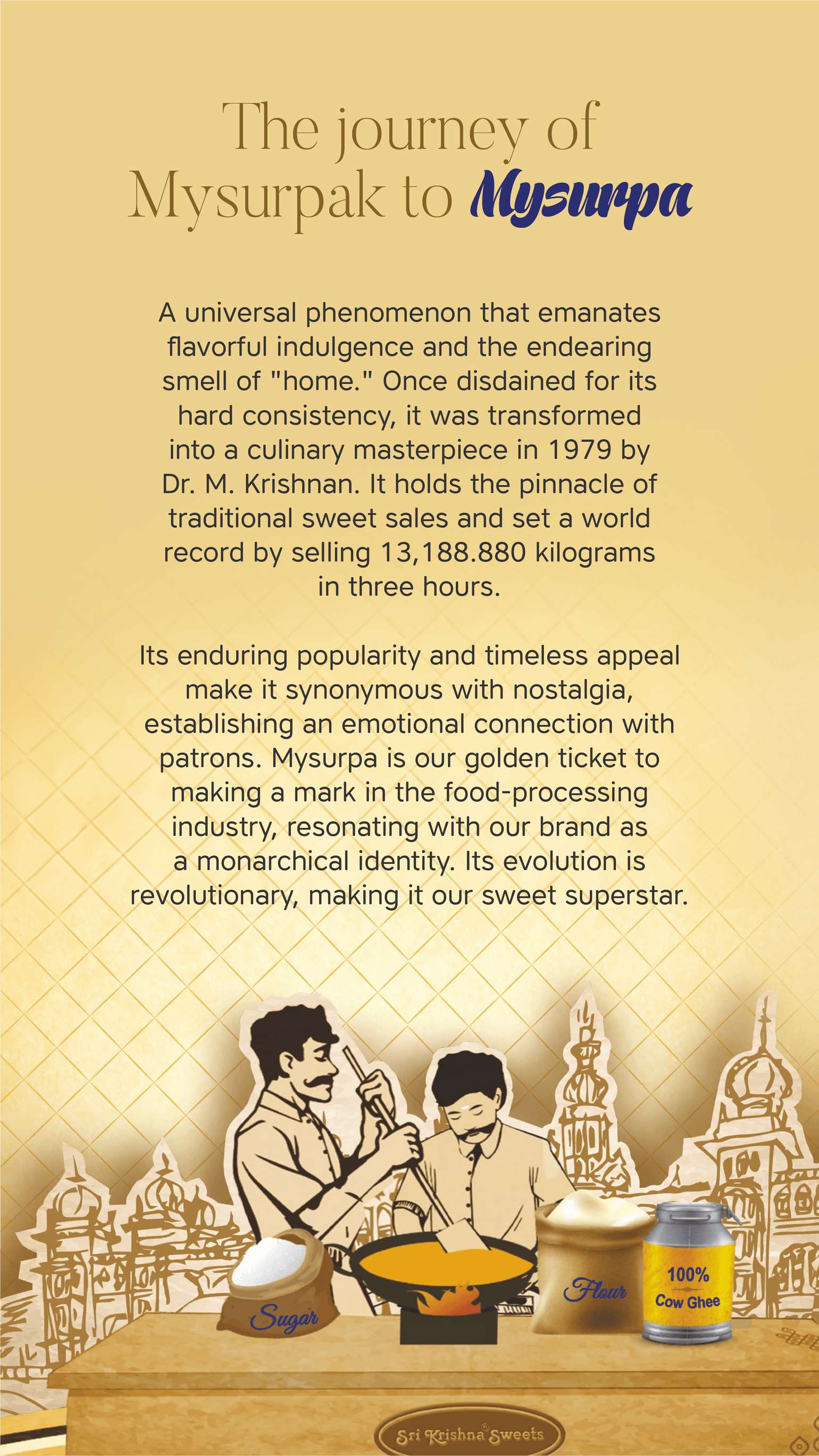 Our Legacy – Sri Krishna Sweets