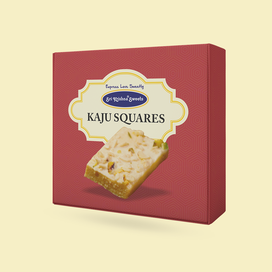 Kaju Butterscotch Square – Sri Krishna Sweets