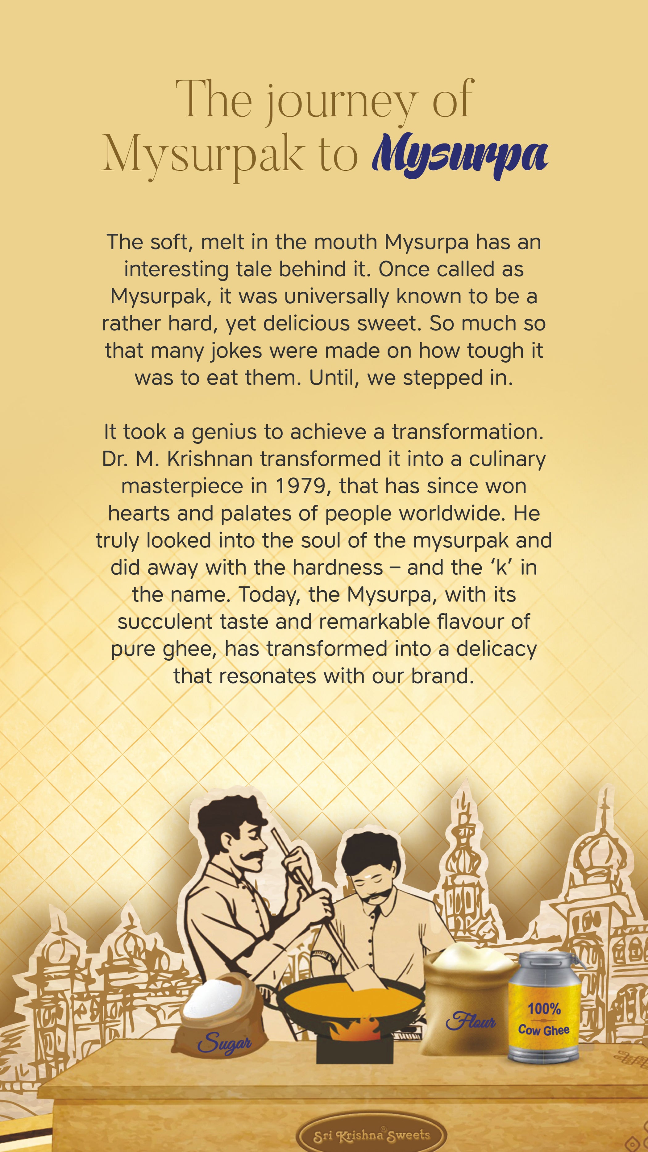 Buy Mysurpa Online | Pure Ghee Sweet by Sri Krishna Sweets