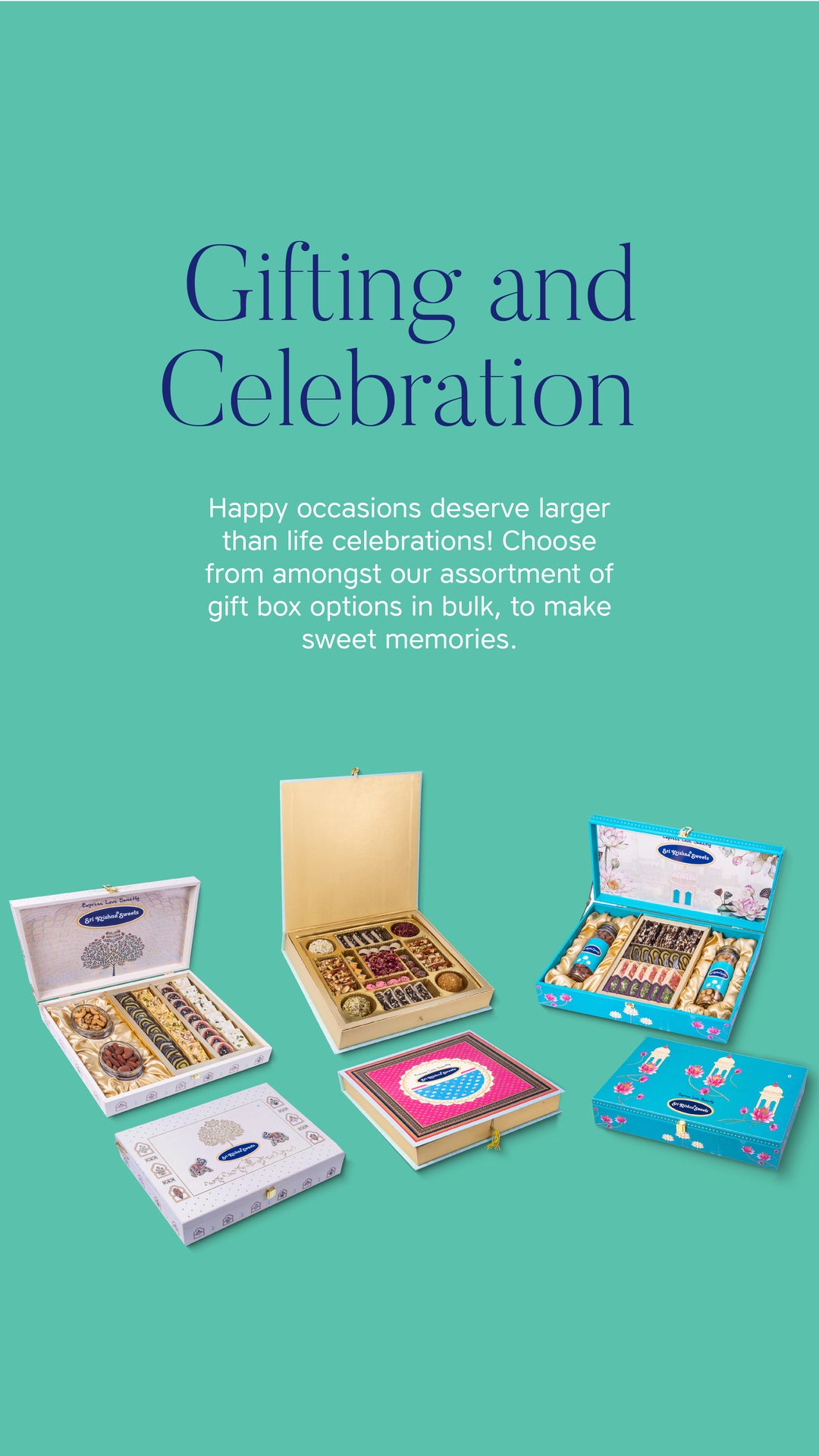 Gifting – Sri Krishna Sweets